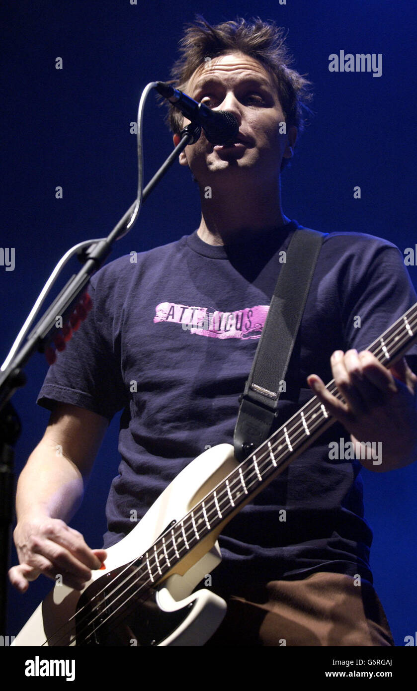 Mark Hoppus Blink 182 Stock Photo - Alamy