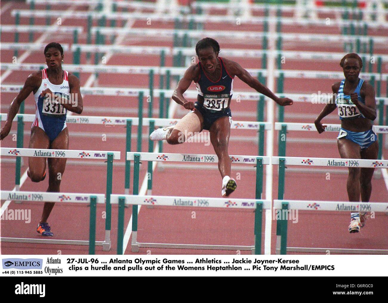 Atlanta Olympic Games ... Athletics ... Heptathlon Stock Photo - Alamy