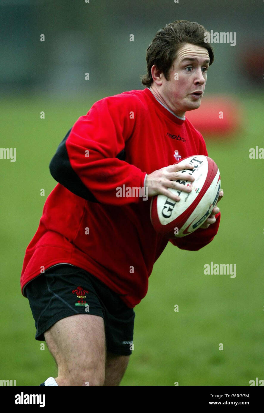 RBS 6 Nations Shane Williams training Stock Photo - Alamy