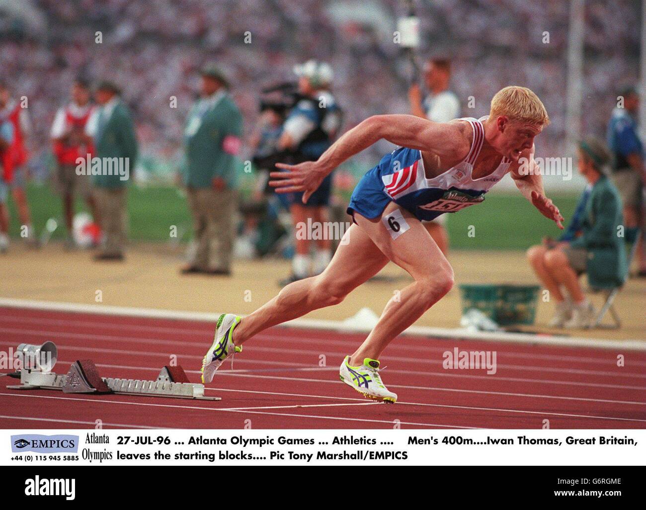 Atlanta Olympic Games ... Athletics Stock Photo - Alamy