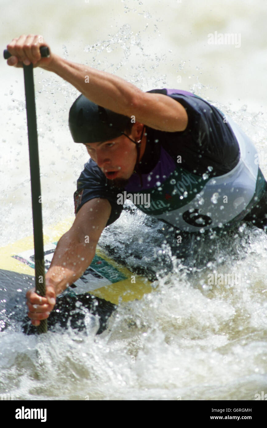 27-JUL-96. Atlanta Olympic Games. Mens C1 Slalom. Pavel Janda, Czech ...