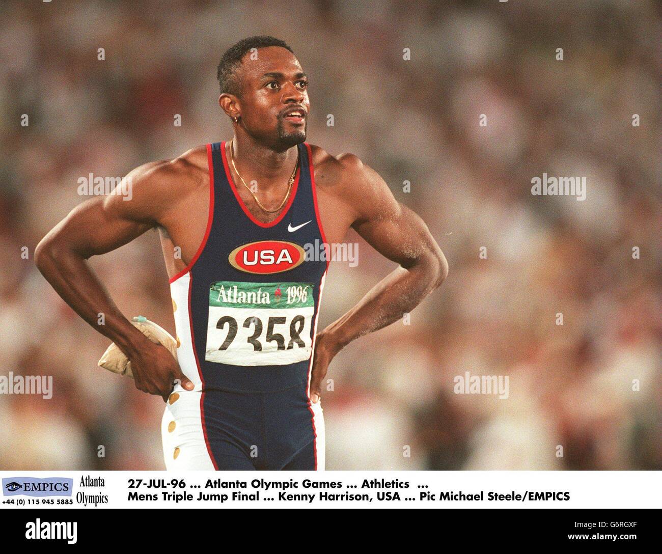 Kenny harrison triple jump hi-res stock photography and images - Alamy