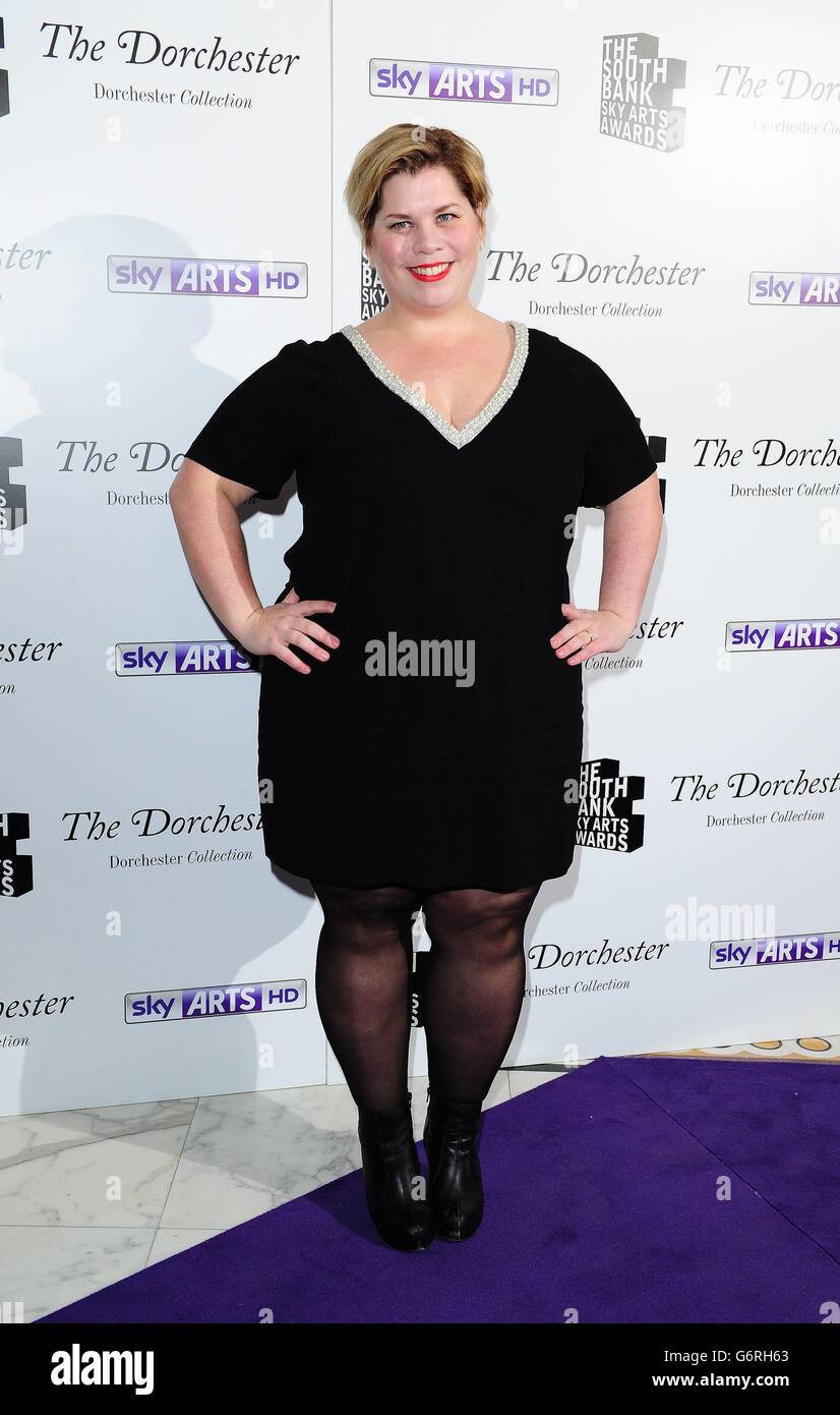 Katy Brand Arriving At The South Bank Sky Arts Awards At The Dorchester