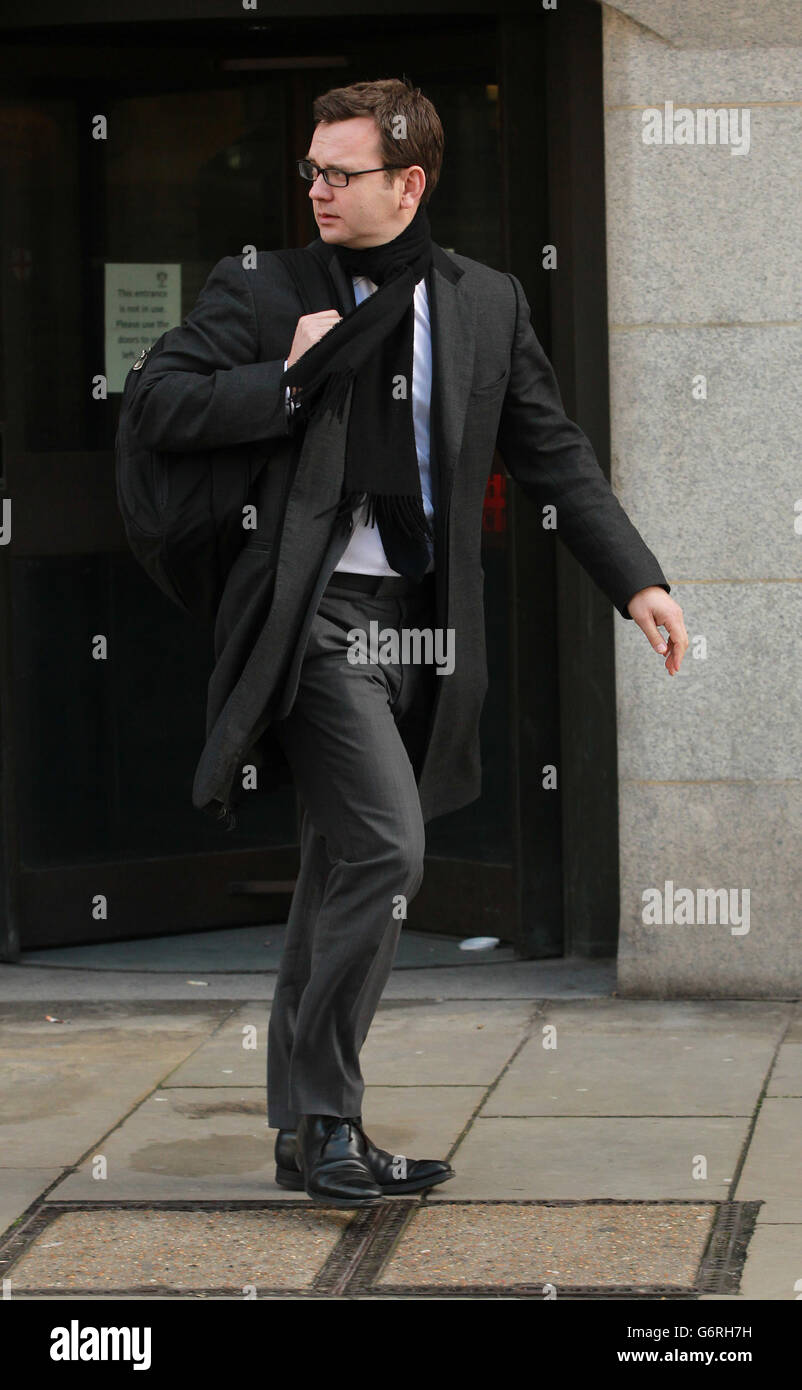 Former News of the World Editor Andy Coulson at the Old Bailey, London ...