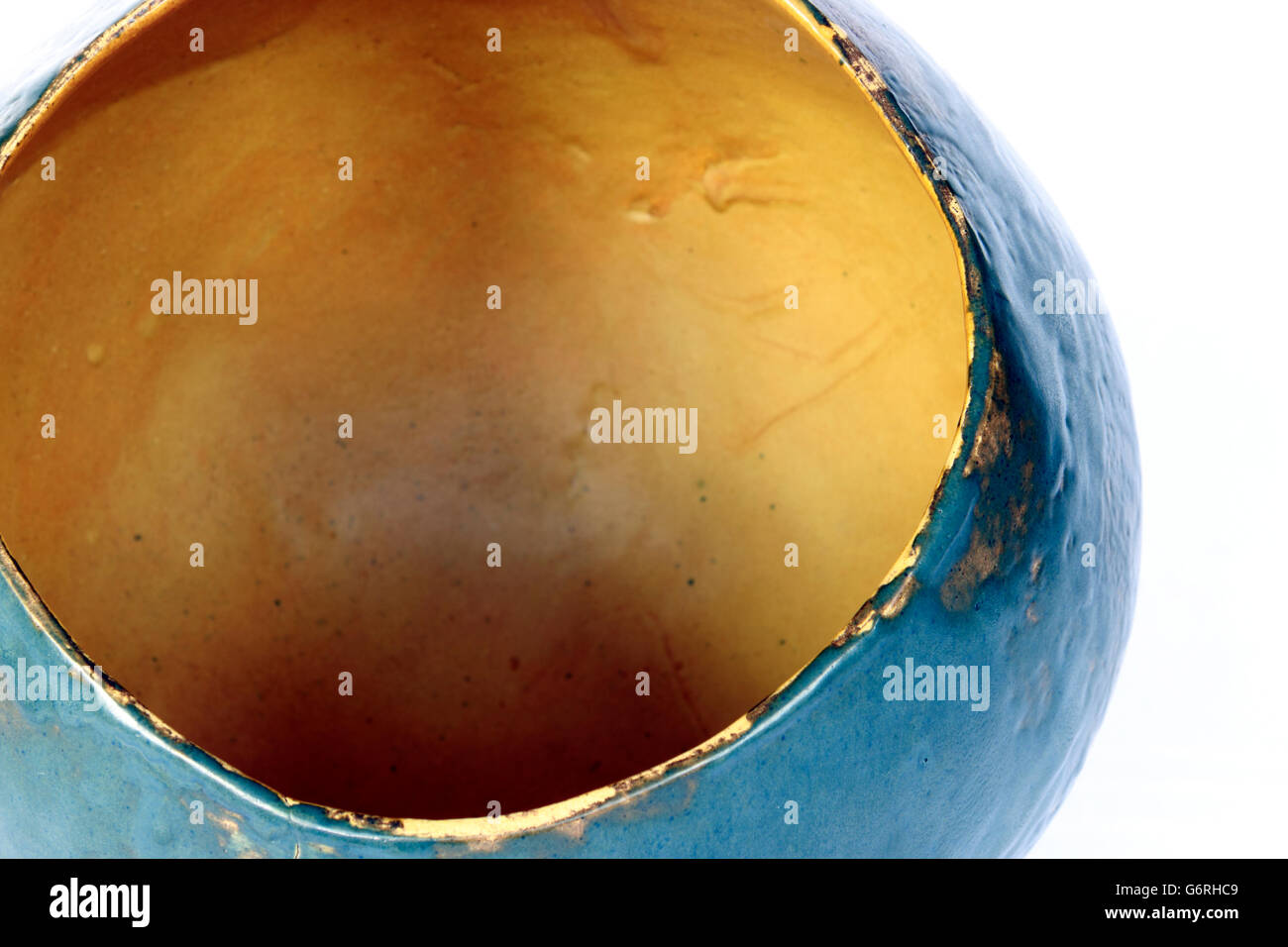 Ceramic pot pottery sphere sculpture round ball Stock Photo - Alamy