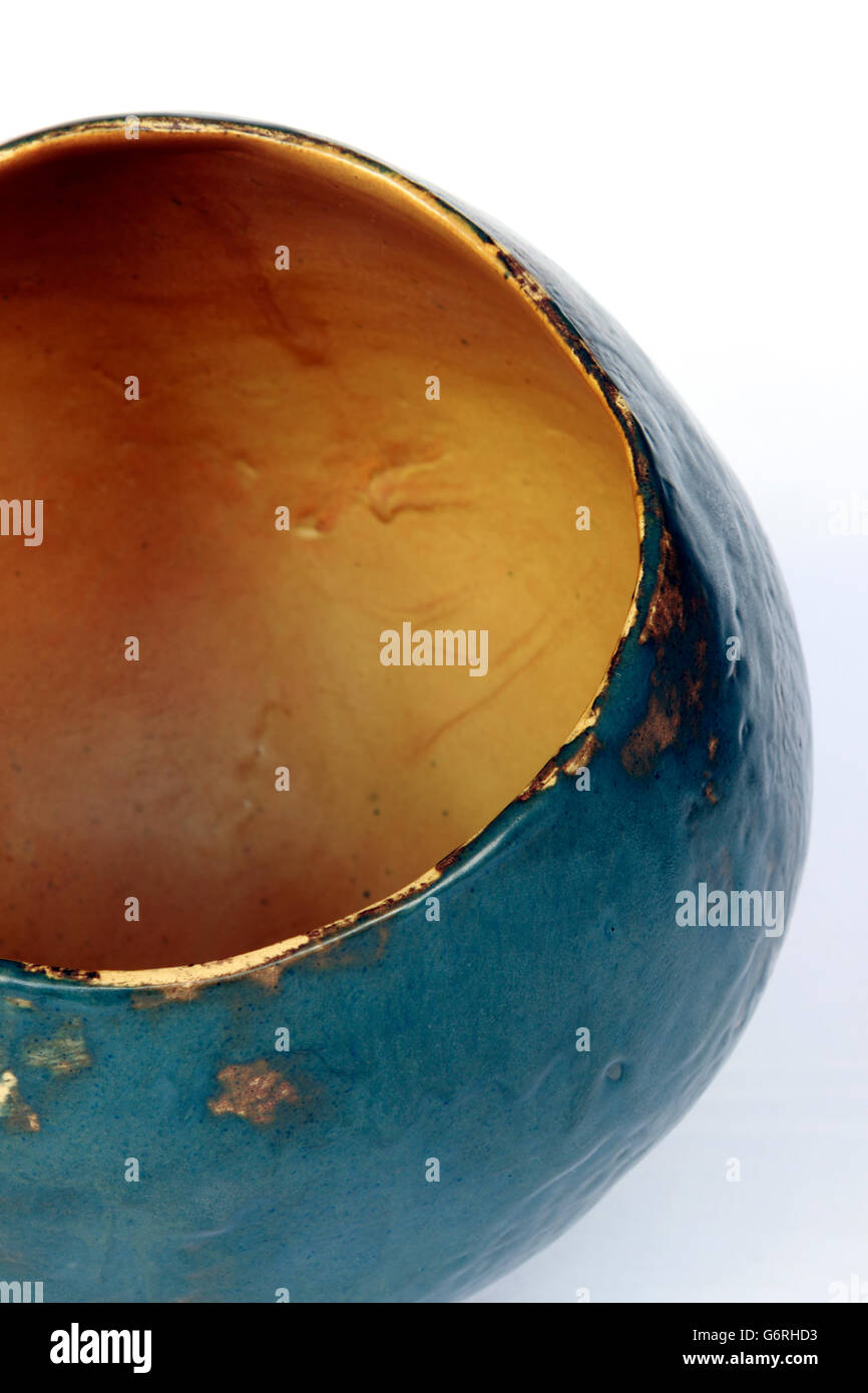 Ceramic pot pottery sphere sculpture round ball Stock Photo - Alamy