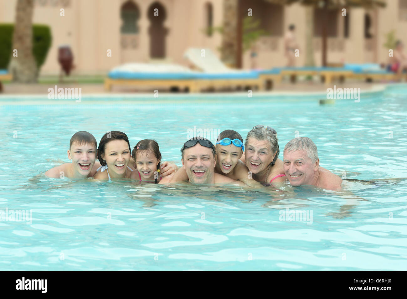 happy family relax Stock Photo - Alamy
