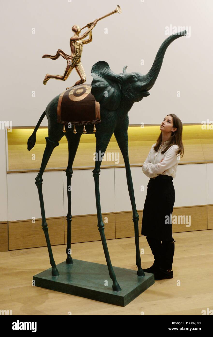 Salvador Dali Elephant Statue