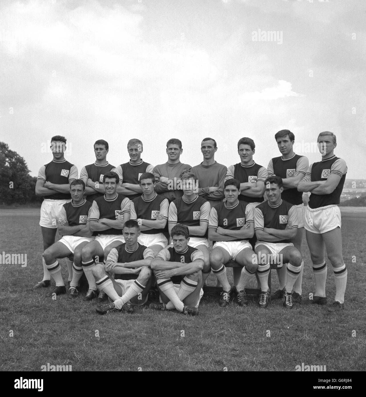 West Ham United players pictured at Grange Farm, Chigwell, Essex, where ...