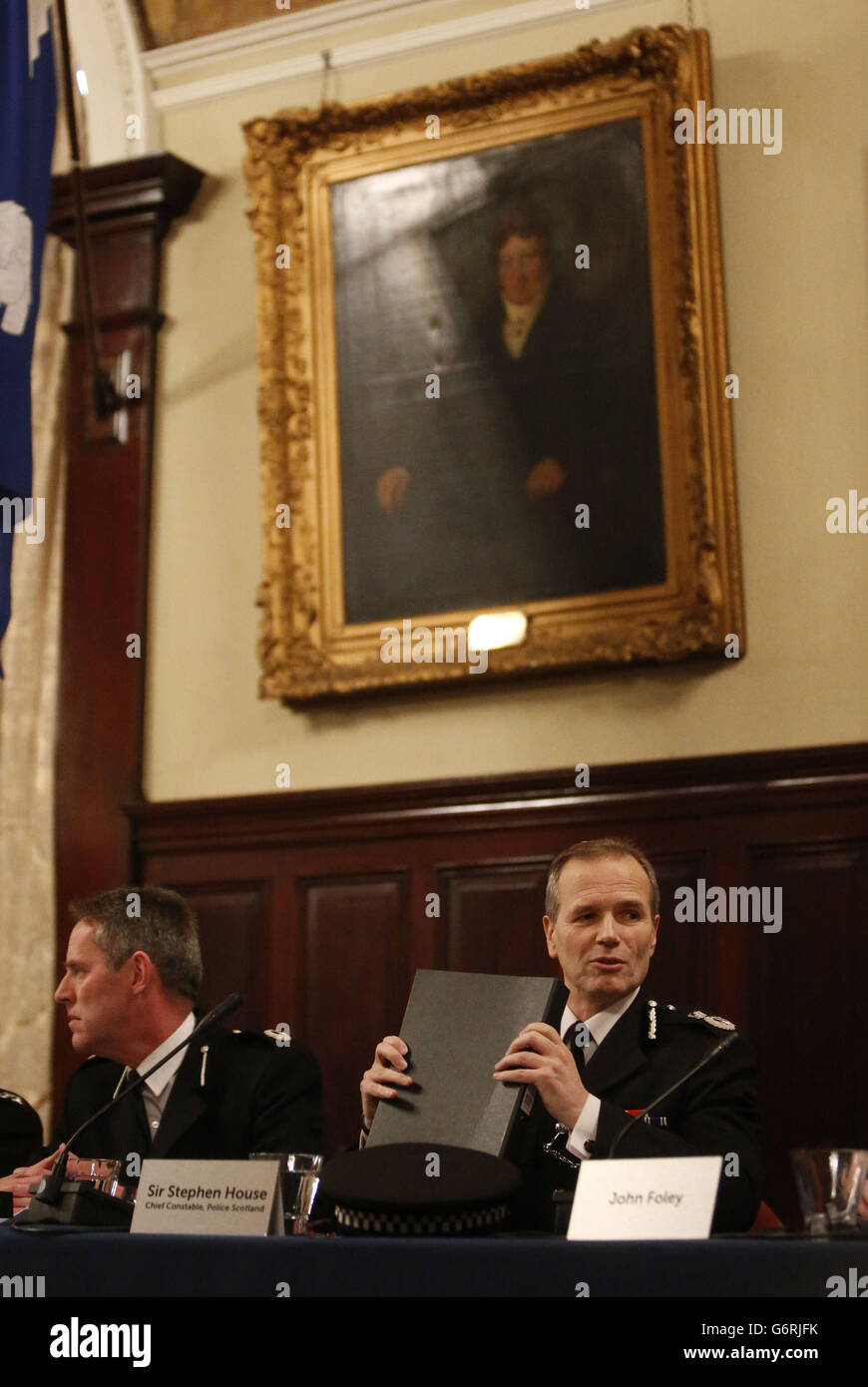 Chief Constable Police Scotland Sir Stephen House (right) ahead of ...