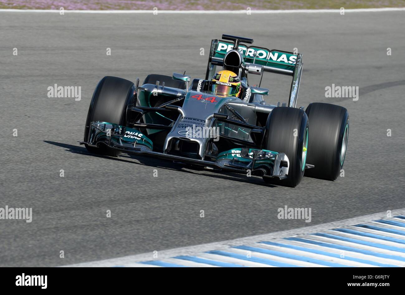 Formula one 2014 testing day three circuito de jerez hi-res stock ...