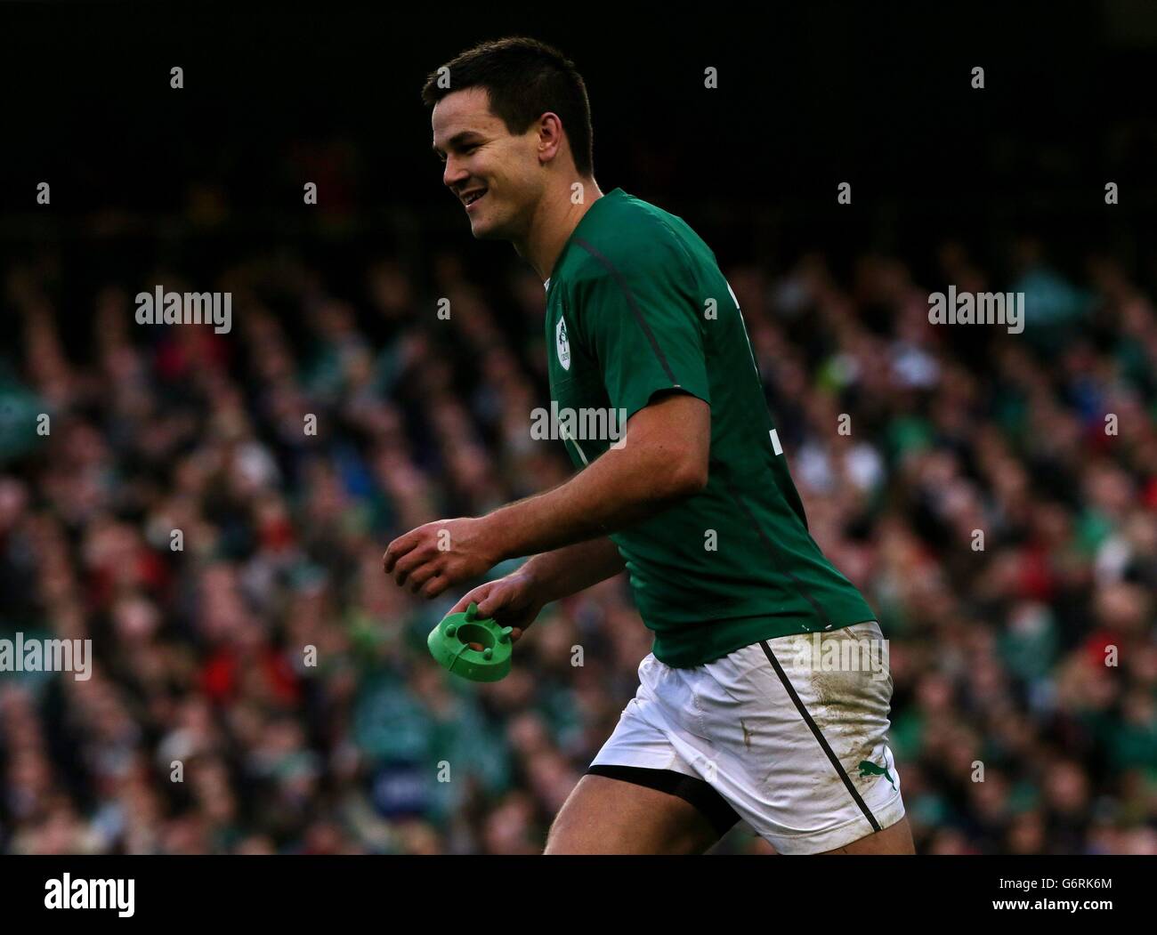 Irelands Johnny Sexton After Kicking A Penalty During The Rbs 6