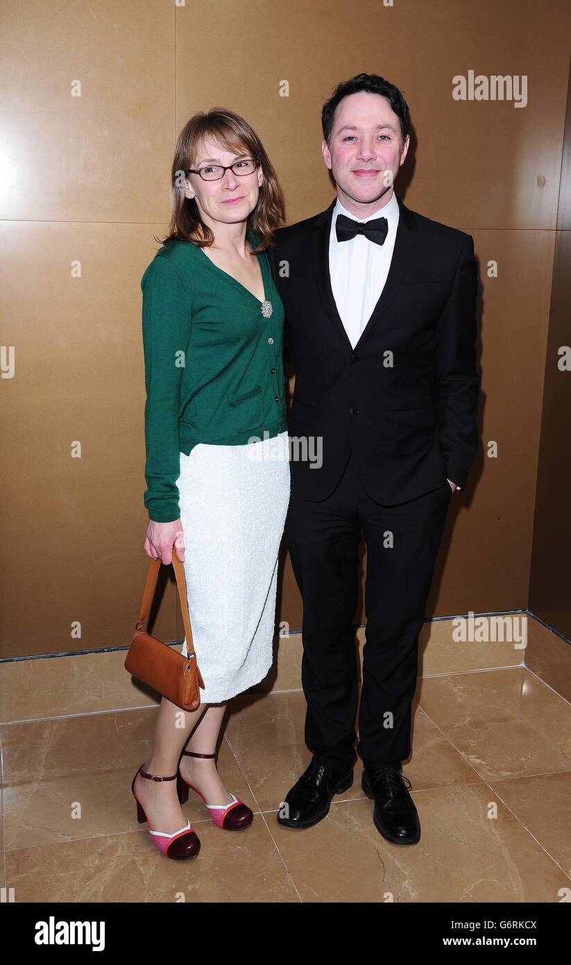 Reece shearsmith wife jane arriving for the 2014 london circle hi-res ...