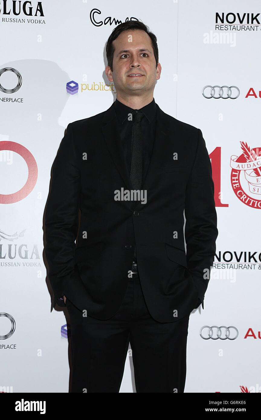 Jon Gregory arriving for the 2014 London Critics' Circle Awards, at the ...