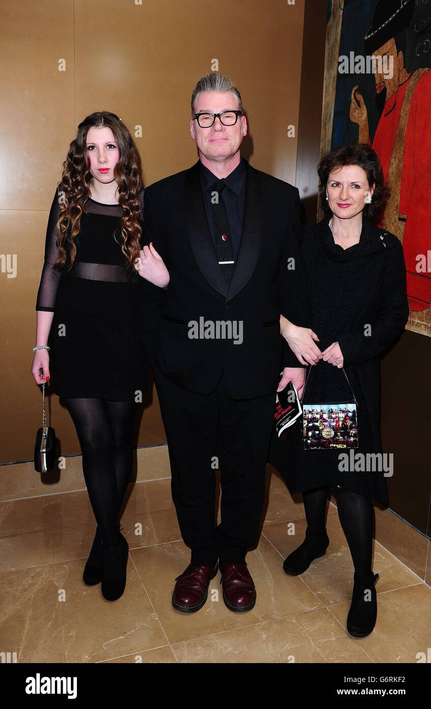 Mark kermode centre arriving for the 2014 london critics circle hi-res ...