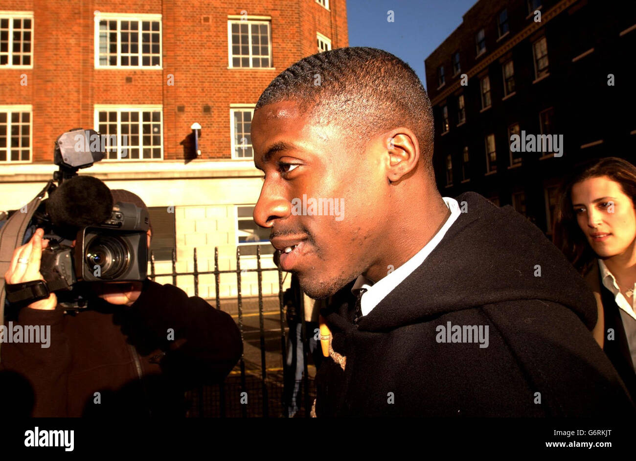 Europe's number one sprinter Dwain Chambers arrives at a disciplinary ...