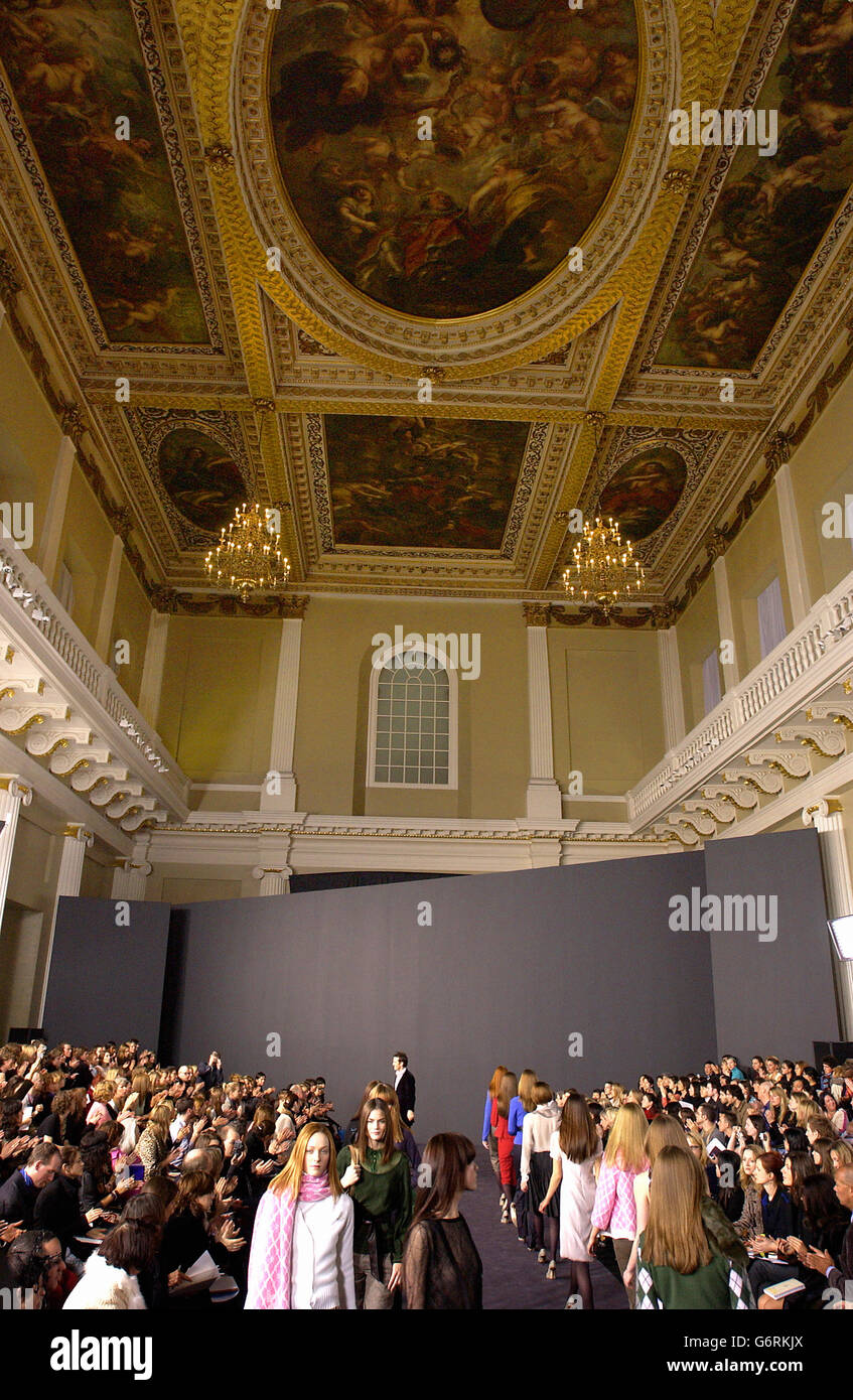 Fashion - London Fashion Week - Pringle - London Stock Photo - Alamy