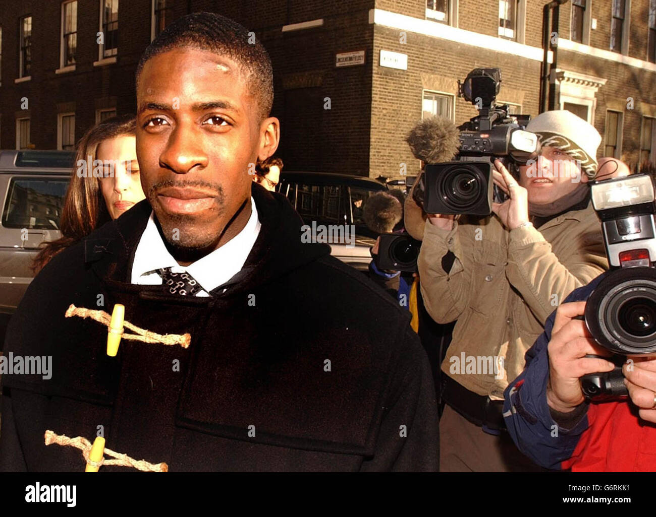 Europes Number One Sprinter Dwain Chambers Arrives At A Disciplinary
