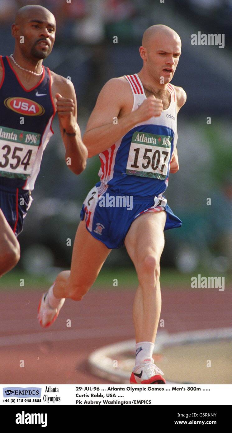 Atlanta olympic games mens 800m hi-res stock photography and images - Alamy