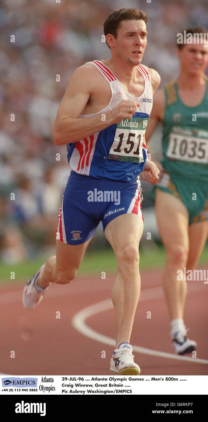 Atlanta olympic games mens 800m hi-res stock photography and images - Alamy