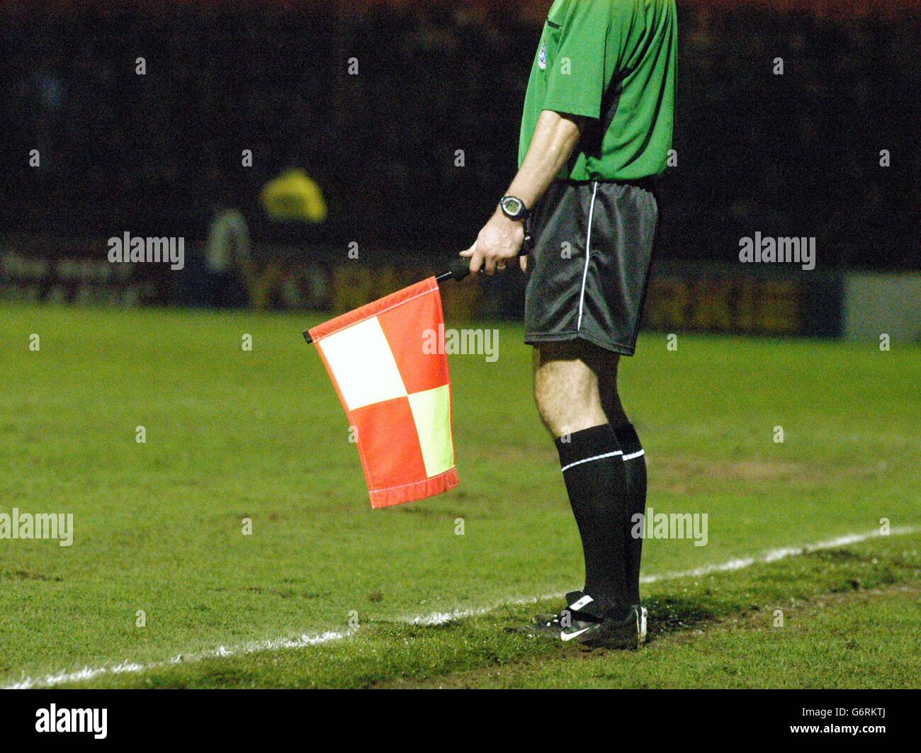 A general view of a linesman in action during the Nationwide Division ...