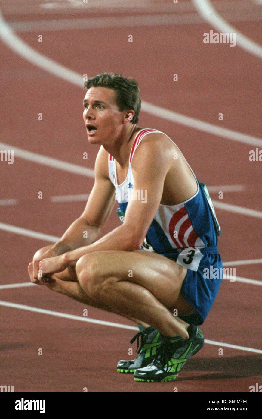 29-JUL-96. Atlanta Olympic Games. Men's 400m Final. Great Britan's ...