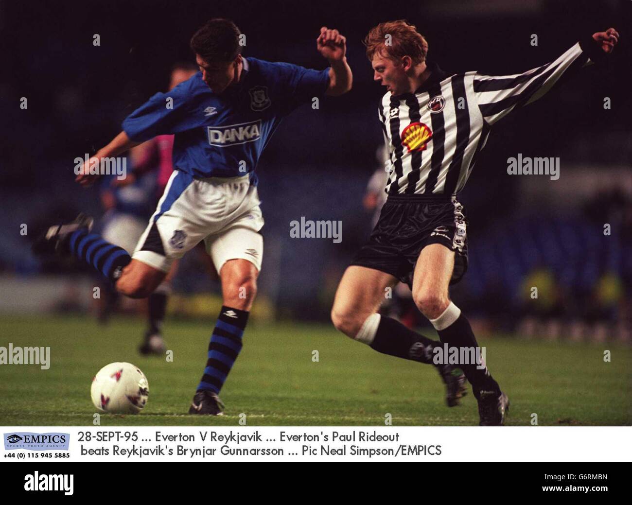 Empics 1 everton v reykjavik hi-res stock photography and images - Alamy