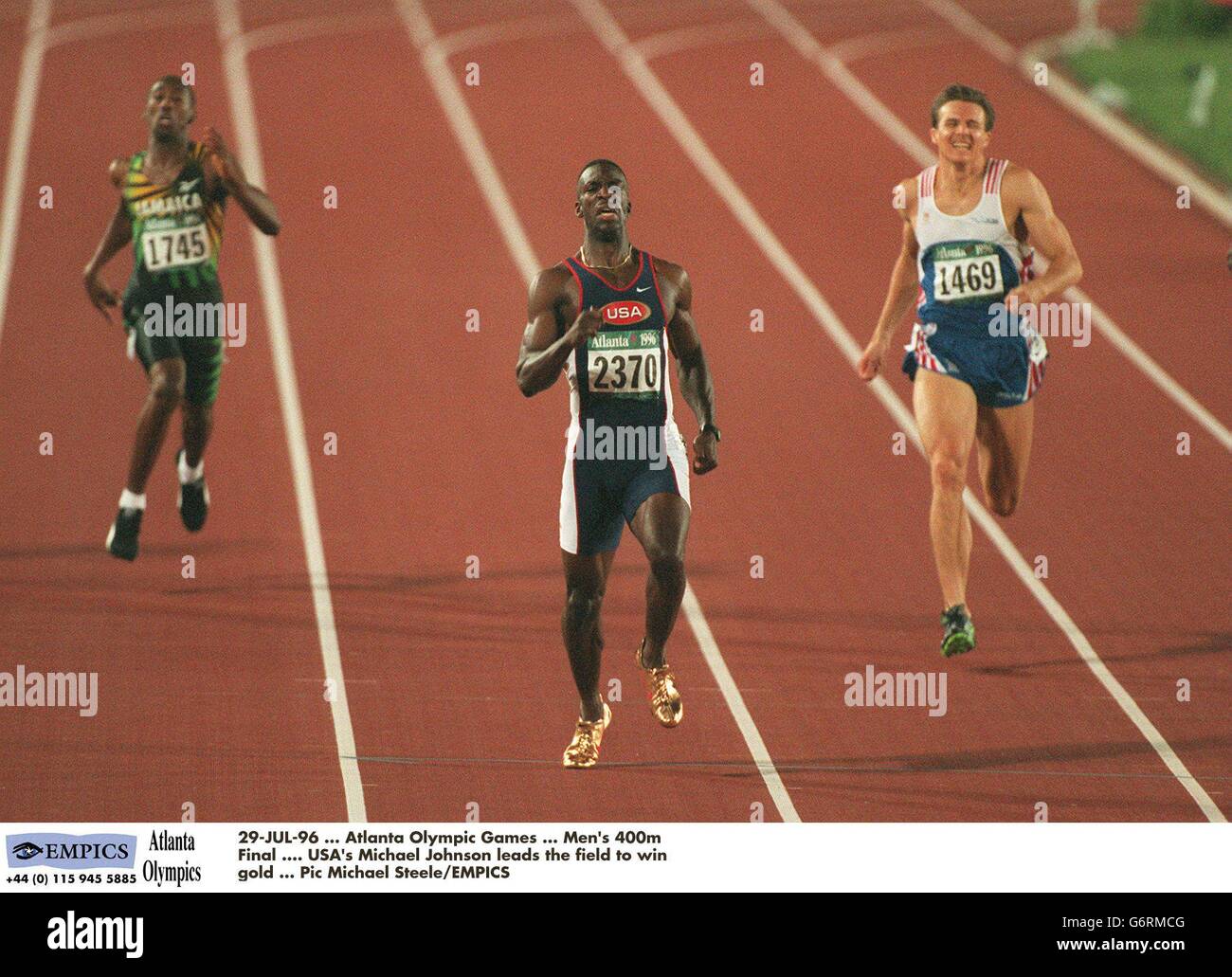 Michael Johnson Sprinter Gold Spikes