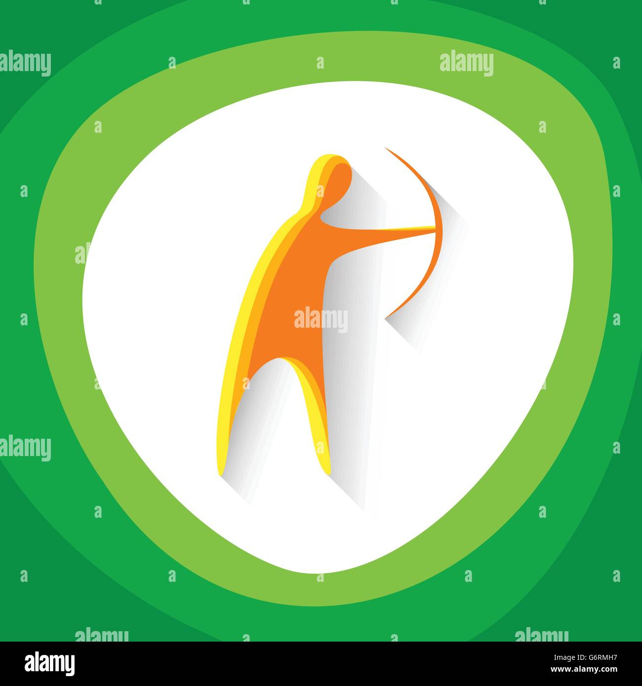 Archer Point Of View Stock Vector Images - Alamy