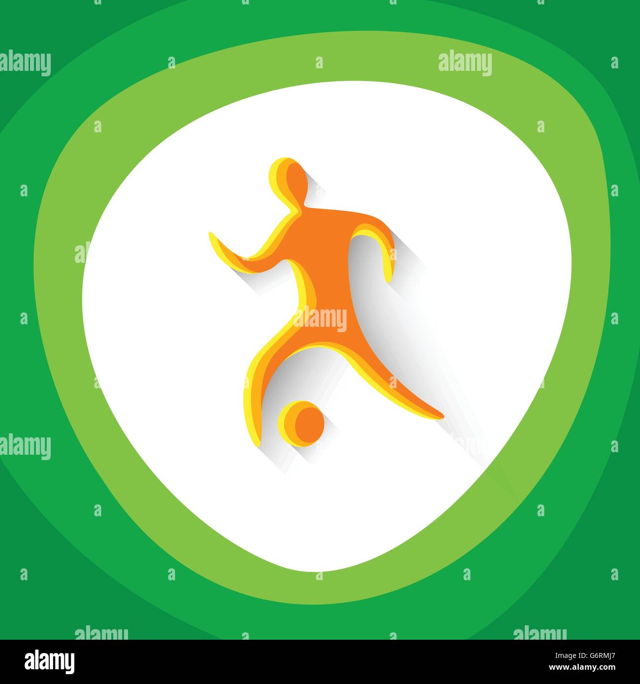 Football Player Sport Competition Icon Stock Vector Image & Art - Alamy
