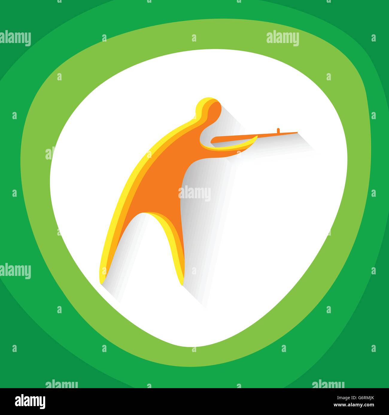 Action pistol championship Stock Vector Images - Alamy