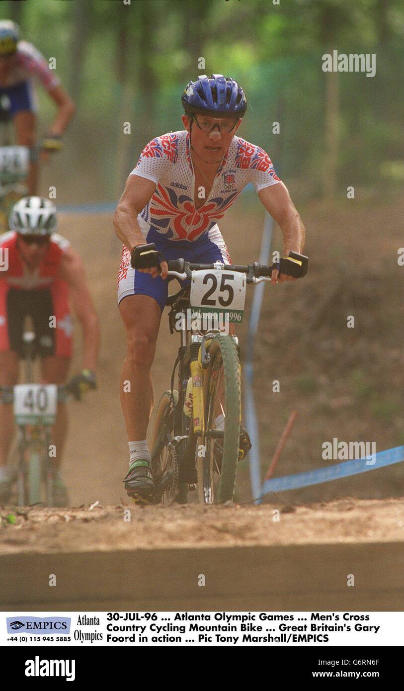 Atlanta Olympic Games. Men's Cross Country Cycling Mountain Bike. Great ...