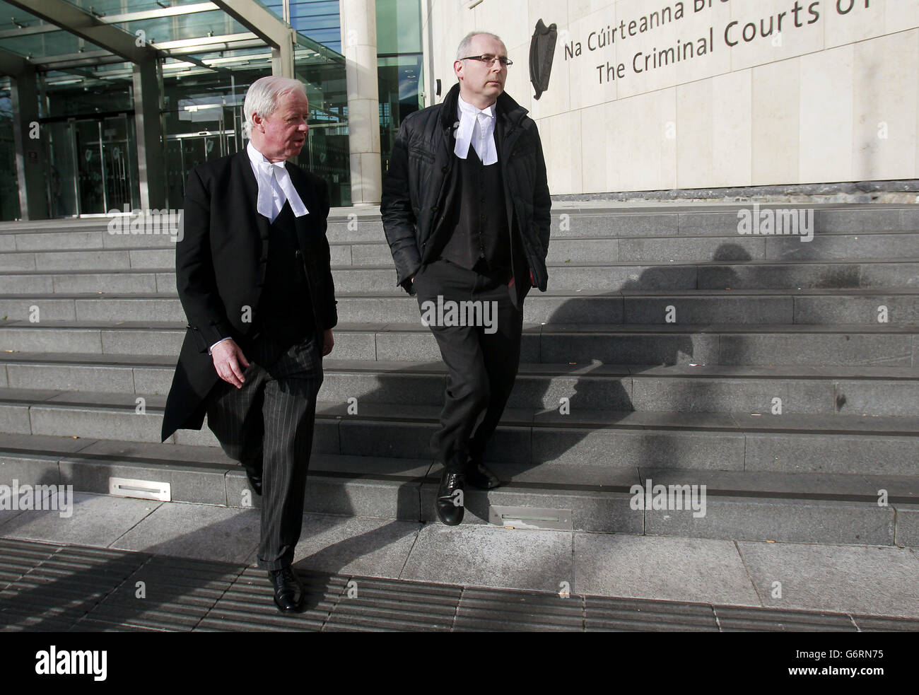 Anglo Irish court case Stock Photo - Alamy