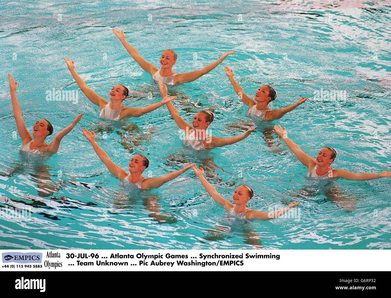 Atlanta olympic games synchronized swimming hi-res stock photography ...