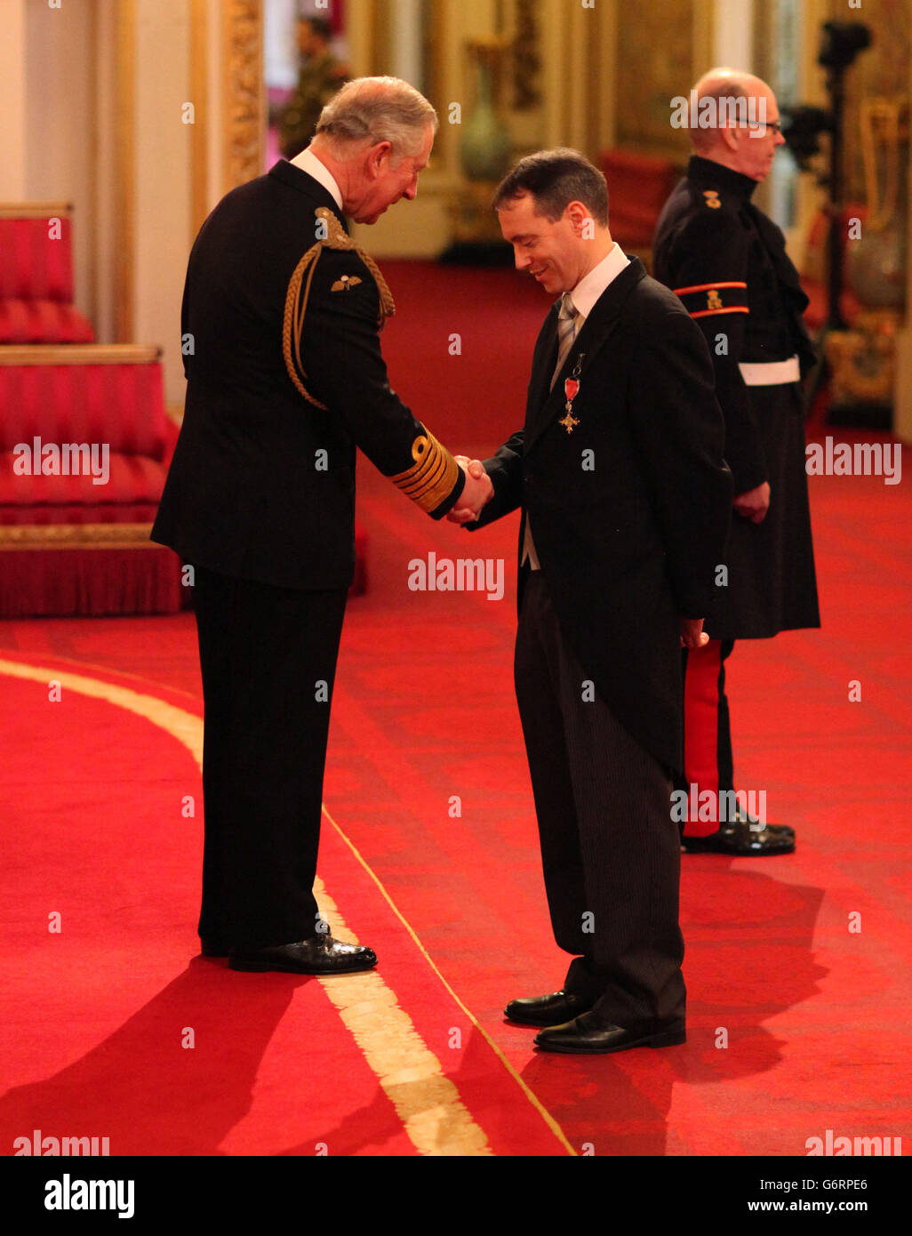 Ian Burrell from Southend On Sea is made a Member of the Order of the ...