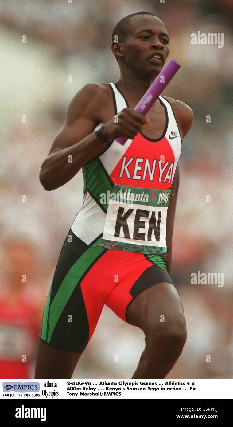 Atlanta Olympic Games ... Athletics 4 x 400m Relay Stock Photo - Alamy