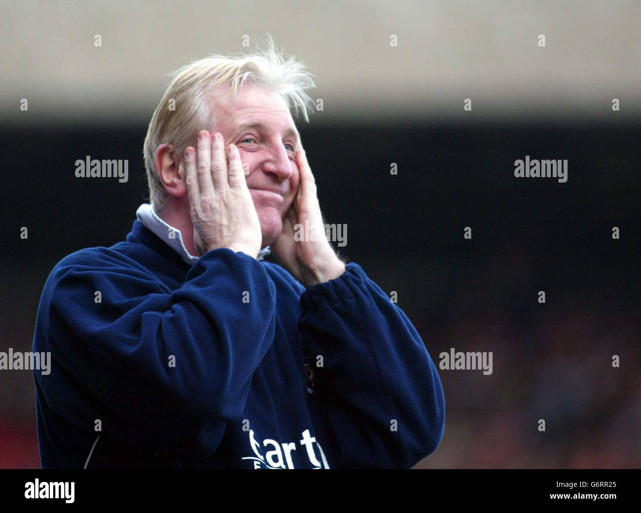 Rotherham manager Ronnie Moore reacts after his side concede against ...