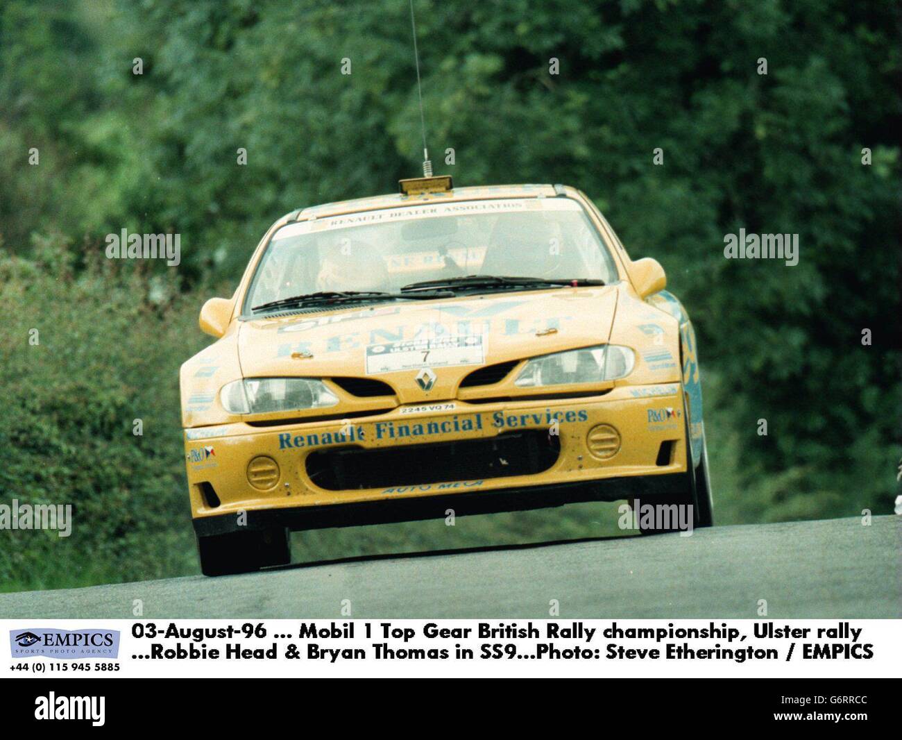 03-August-96. Mobil 1 Top Gear British Rally championship, Ulster rally ...