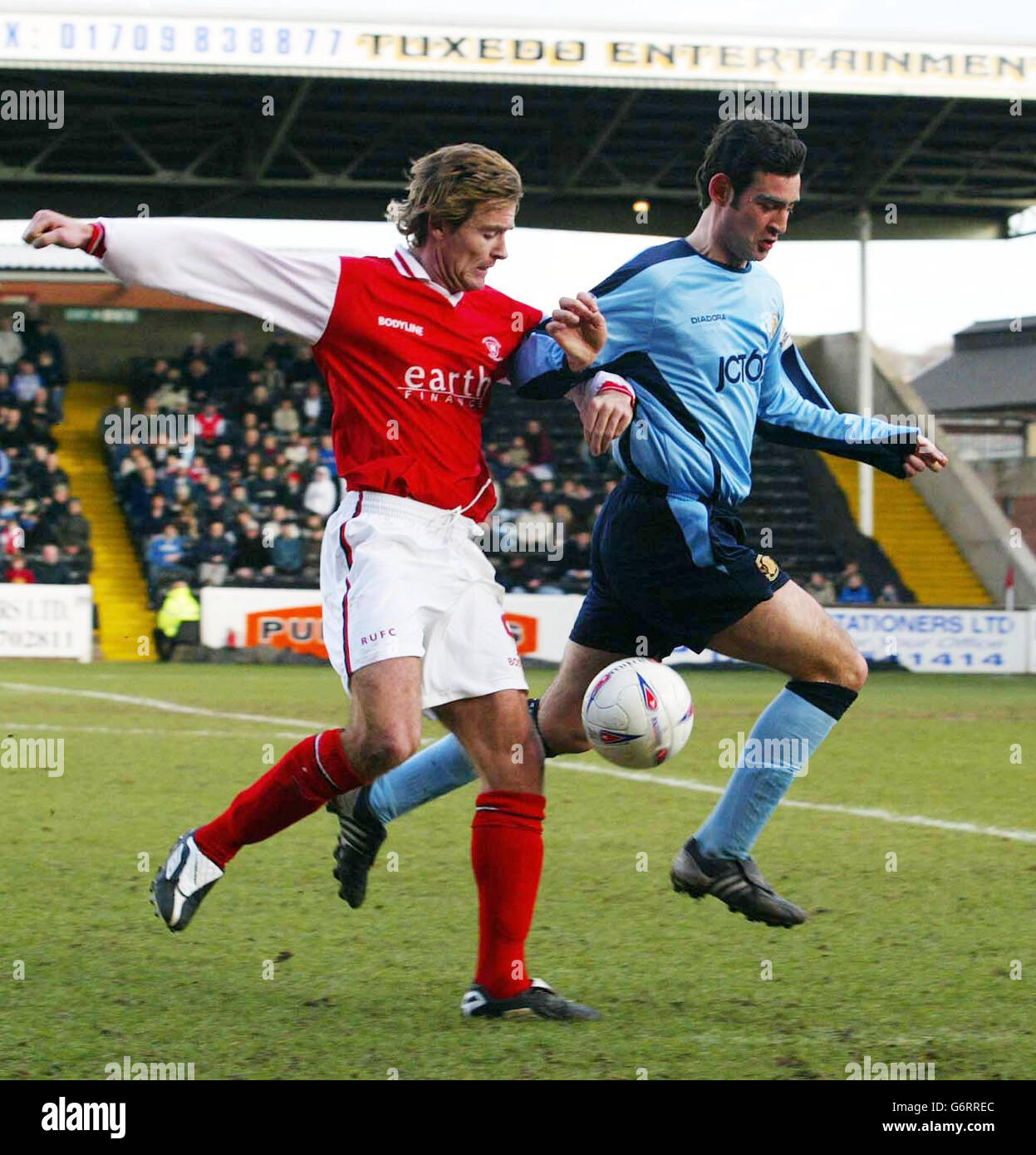 Coca cola league one match against rotherham millmoor ground hi-res ...