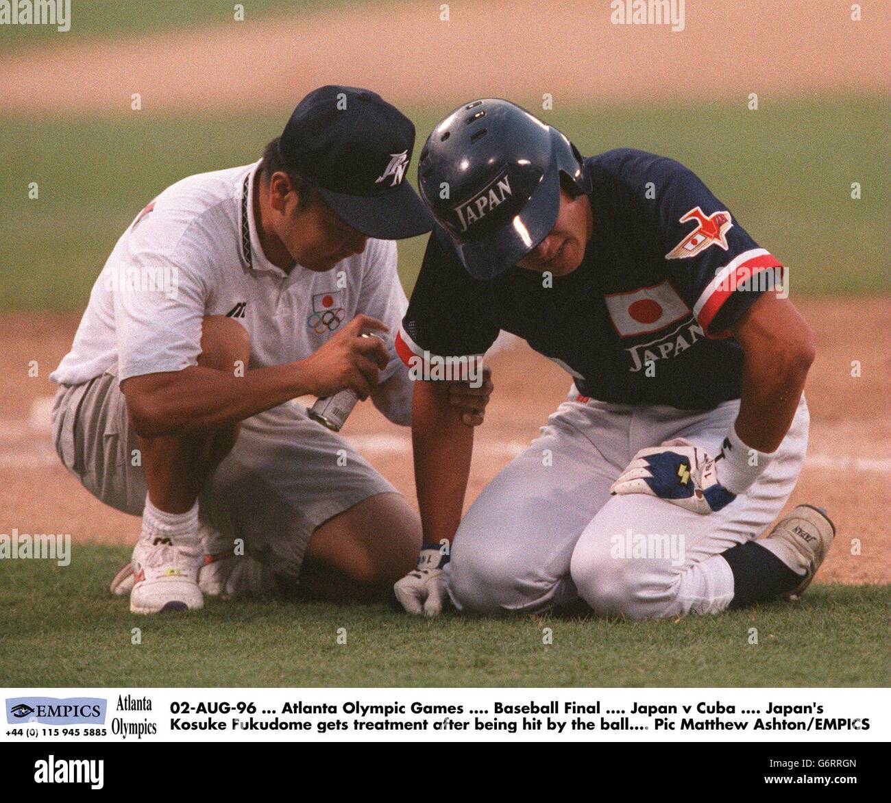 Atlanta Olympic Games .... Baseball Final .... Japan v Cuba Stock Photo ...