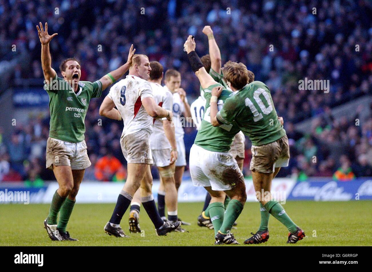 Celebrating sport rugby union 6nat04 rbs six nations hi-res stock ...