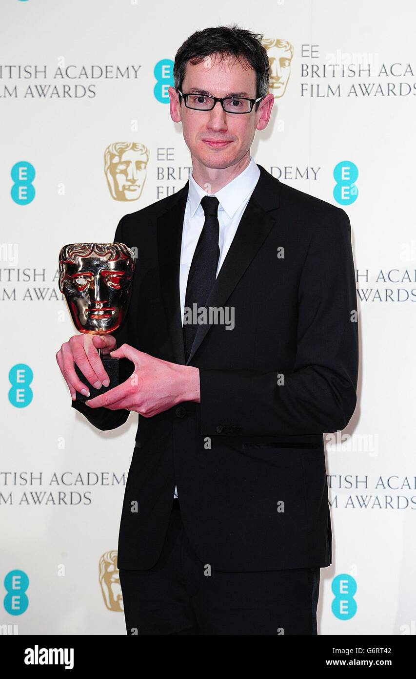 Steven Price with the award for Original Film Music for 'Gravity', at ...