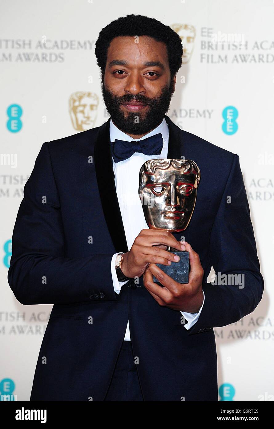 Chiwetel Ejiofor with the Best Actor award for '12 Years A Slave', at ...