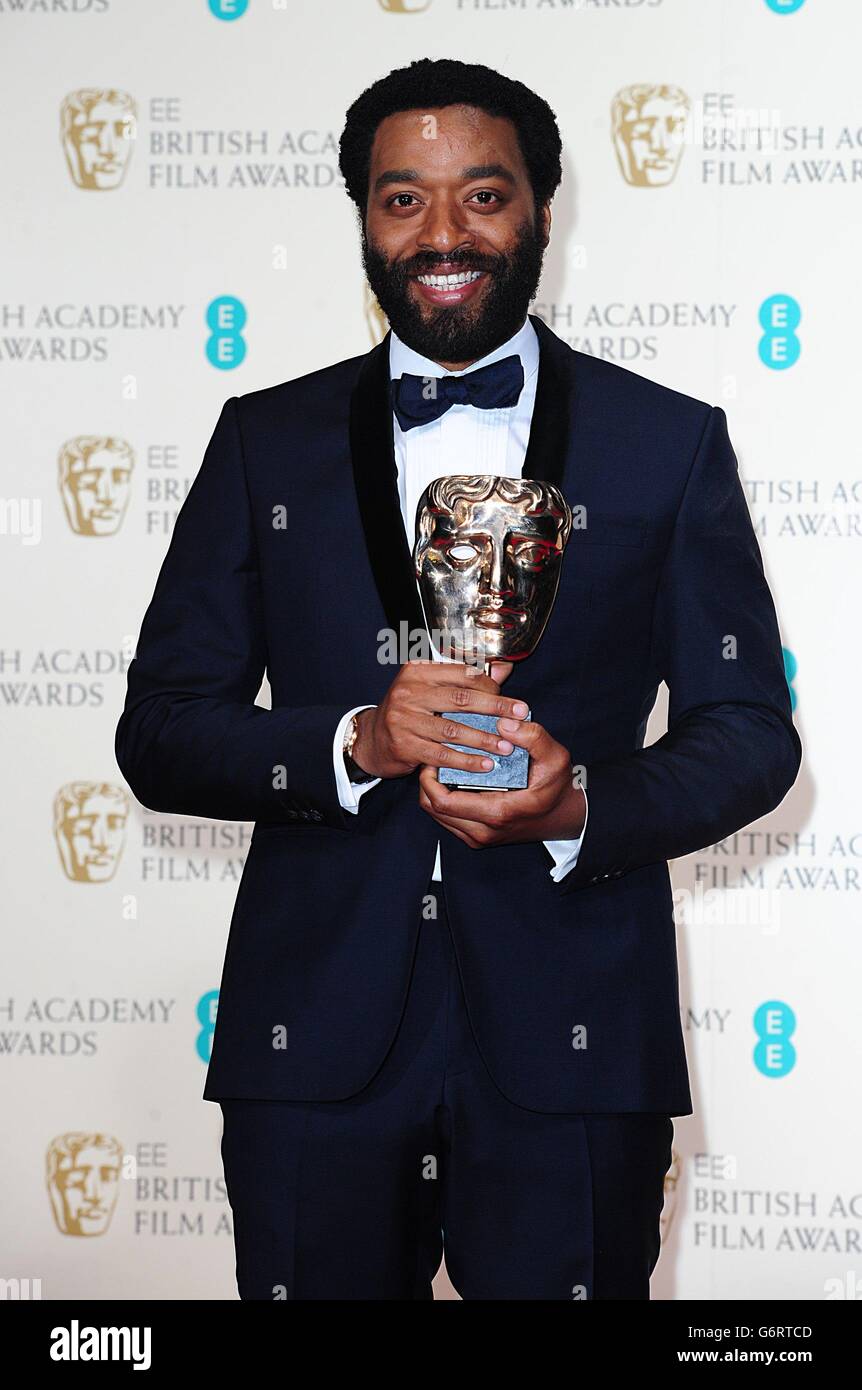 Chiwetel Ejiofor with the Best Actor award for '12 Years A Slave', at ...