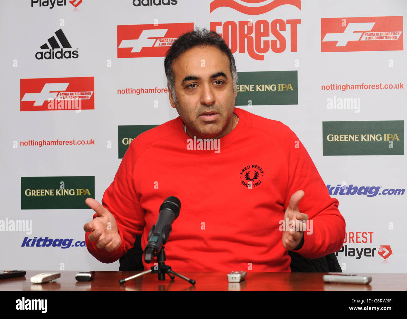 Soccer - Fawaz Al-Hasawi Press Conference - City Ground. Nottingham ...