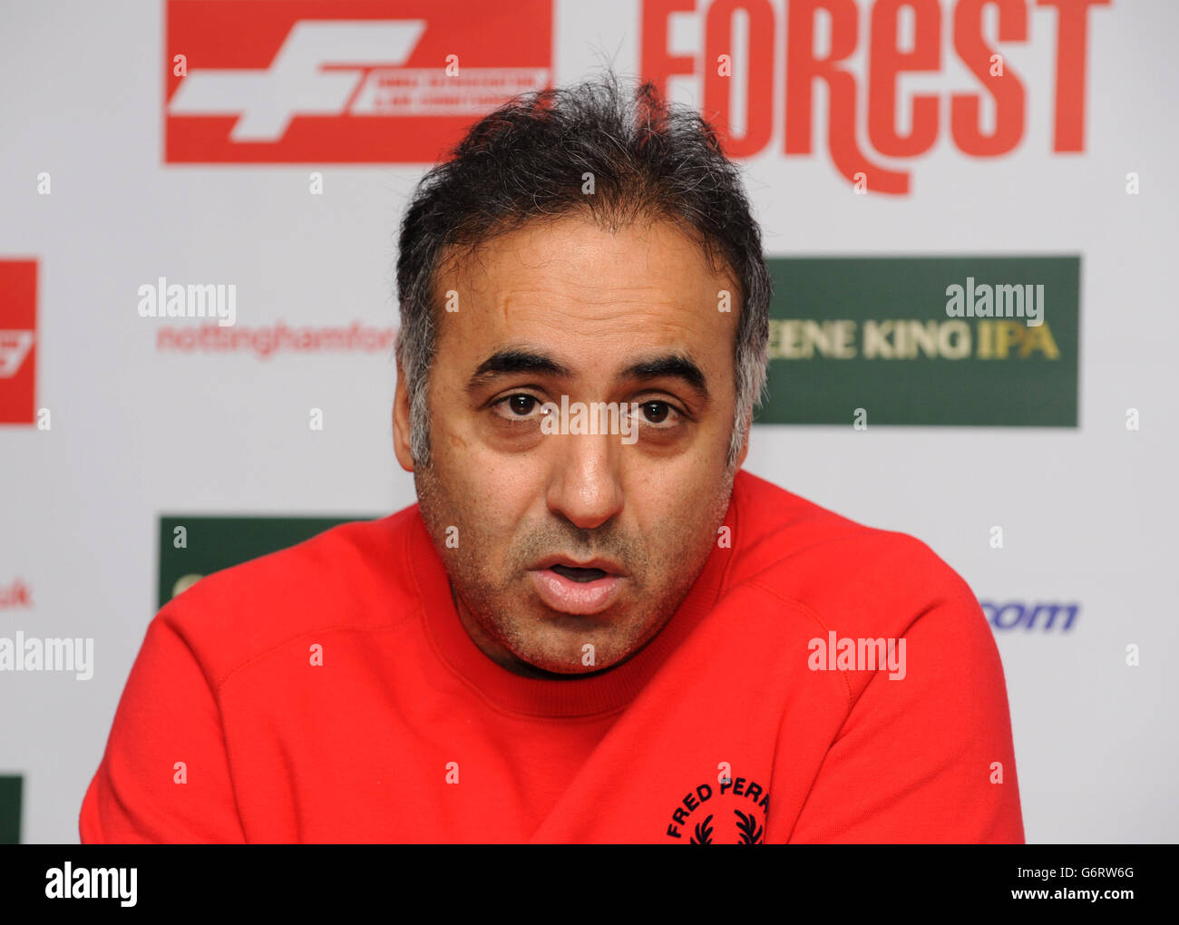 Nottingham Forest owner and chairman Fawaz Al-Hasawi speaks to the ...