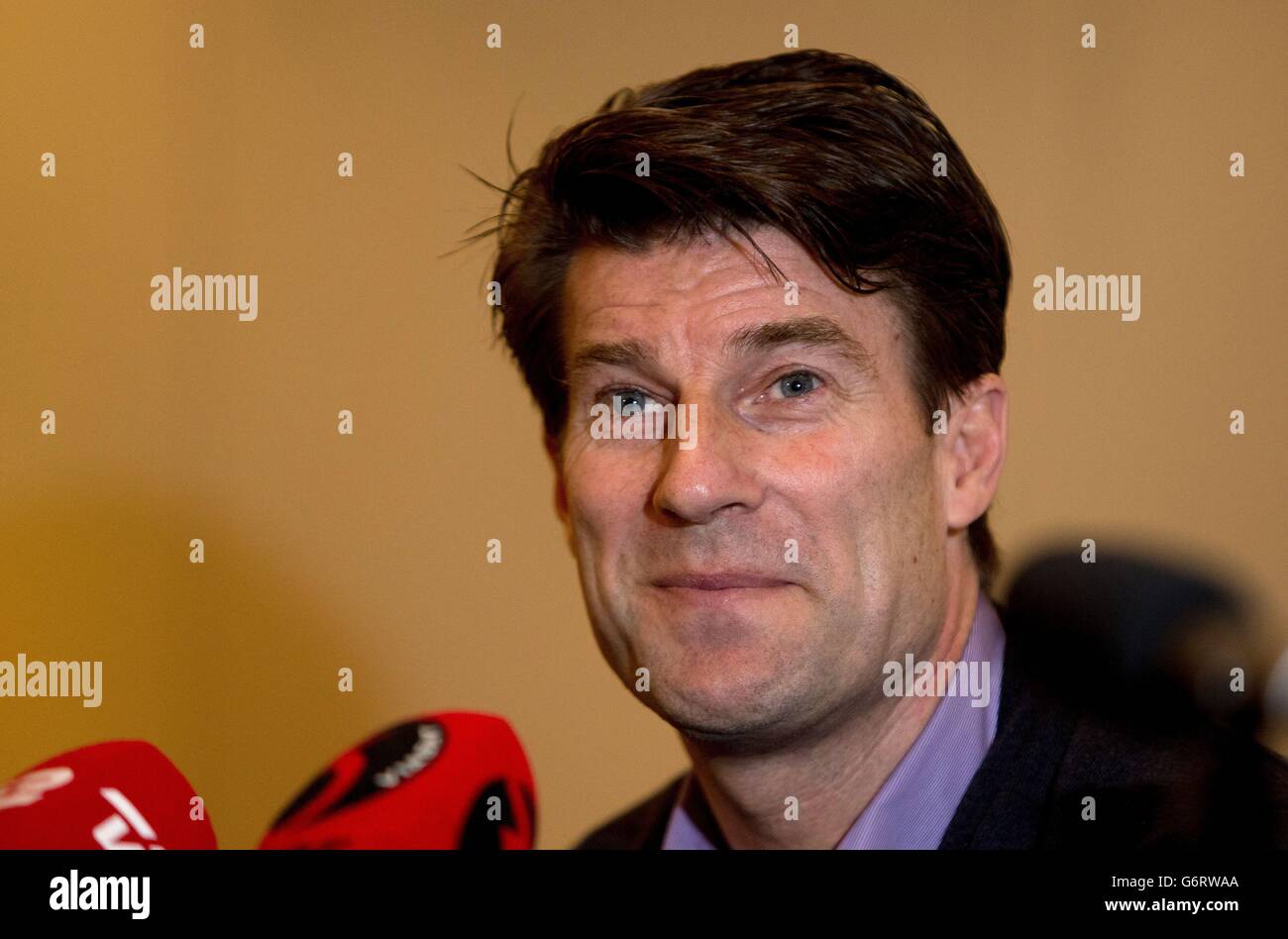 Soccer - Michael Laudrup Press Conference - London Heathrow Airport ...