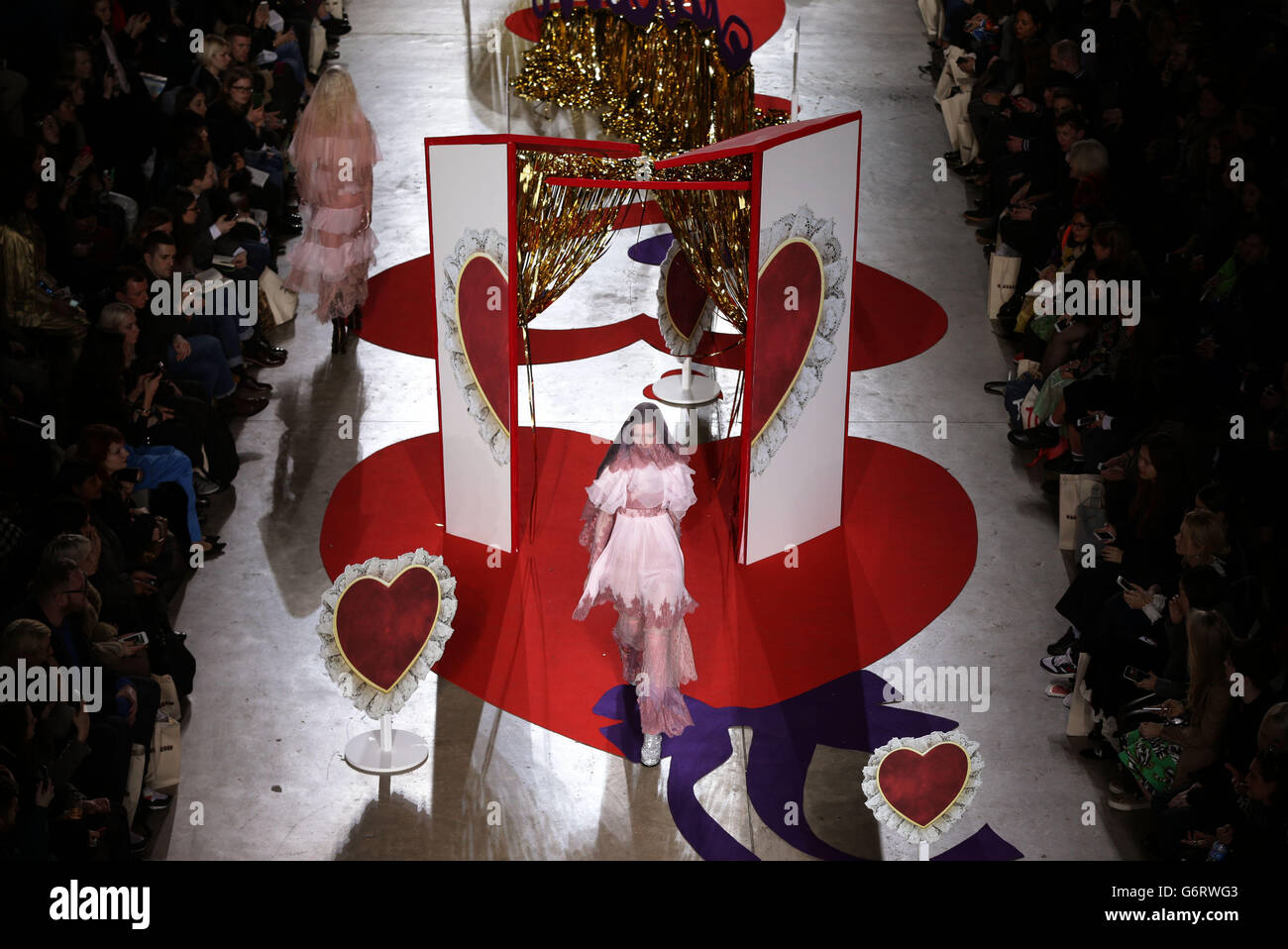 Meadham kirchhoff catwalk london fashion hi-res stock photography and ...