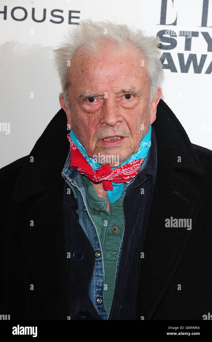 David Bailey at the 2014 Elle Style Awards at The One Embankment ...