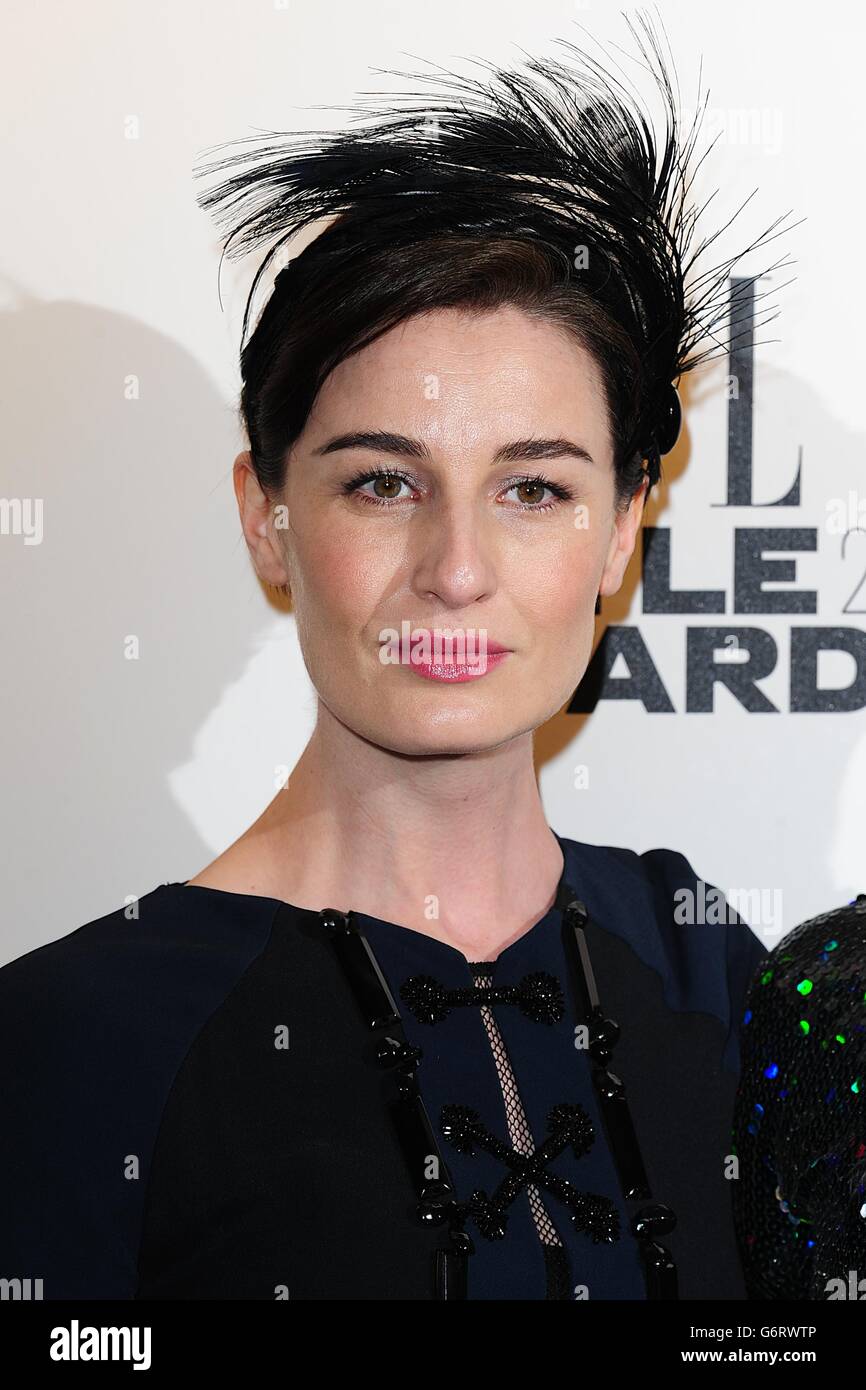 Erin oconnor 2014 elle style awards one embankment hi-res stock ...